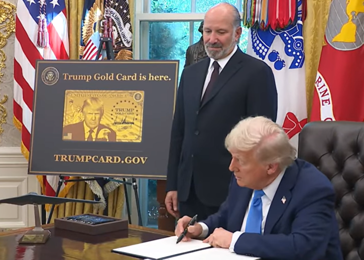 President Trump Establishes Gold Immigration Card, Announces $100,000 H ...